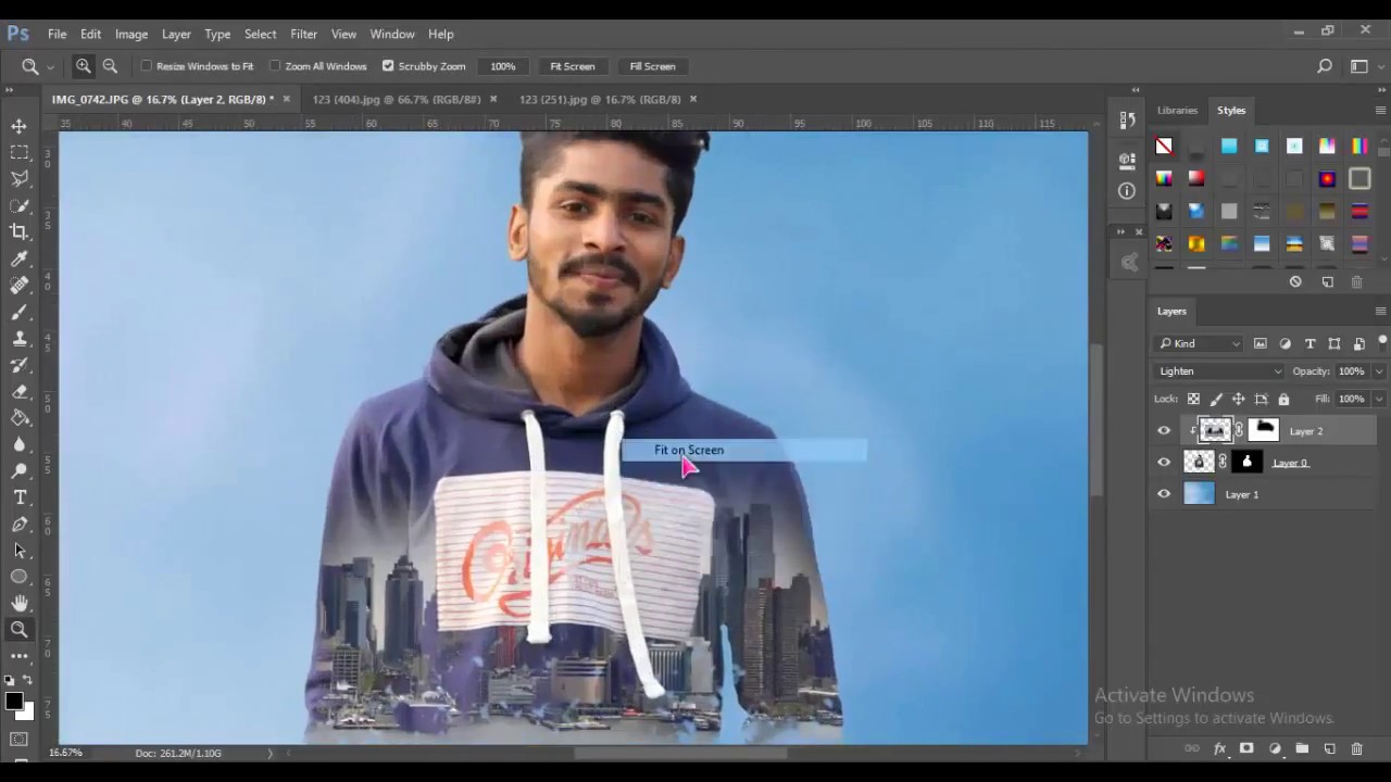 Photoshop Tutorial - ink Effect Photo Manipulation - YouTube