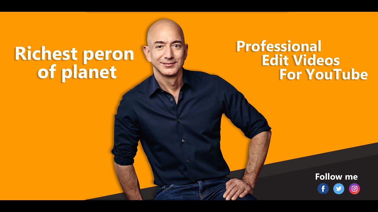Jeff Bezos CEO of Amazon|| Best Video editor with voice over|| Motion ...