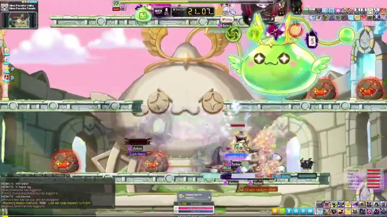Maplestory Chaos Divine King Slime Demon Slayer POV | MapleSEA Aquila ...