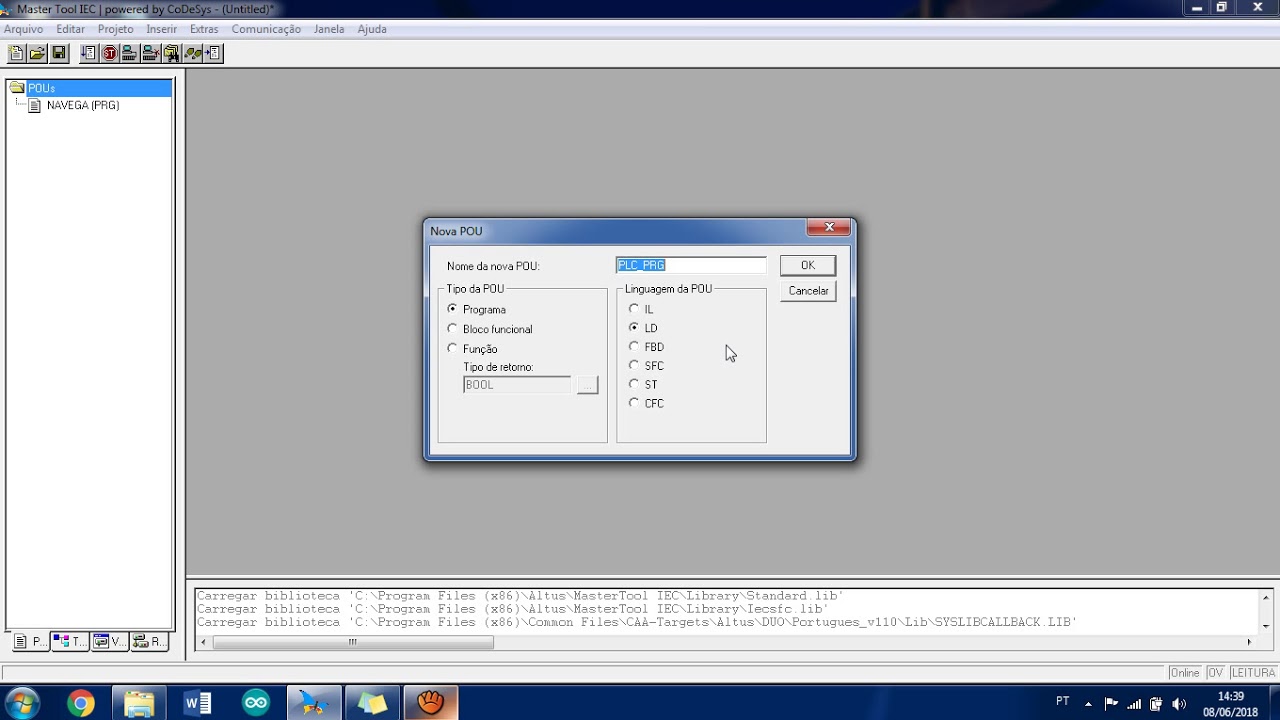CLP Aula 01 - Criação de Novo Projeto no MasterTool - YouTube