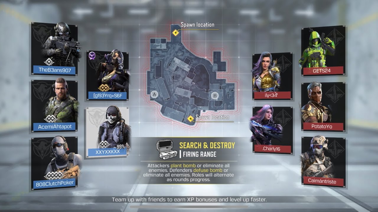 CoDM : Search & Destroy - Firing Range. - YouTube