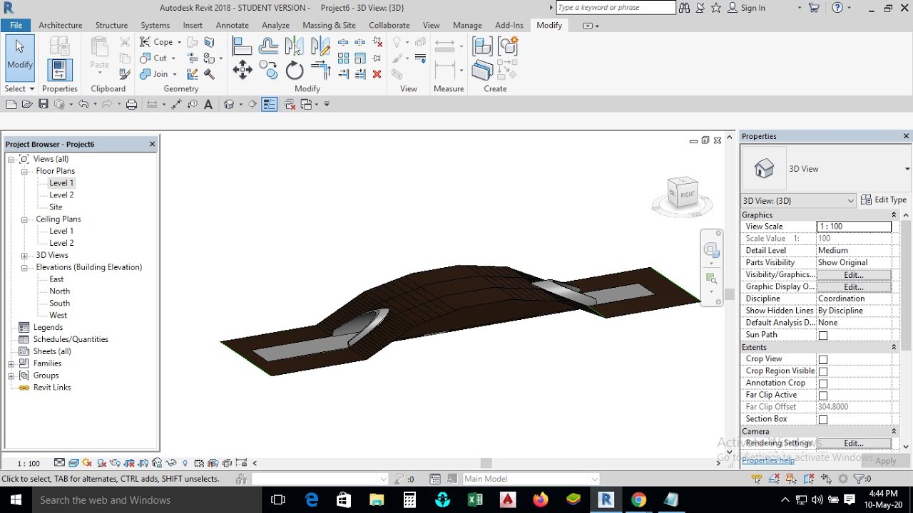 how to create tunnel in revit in hindi - YouTube