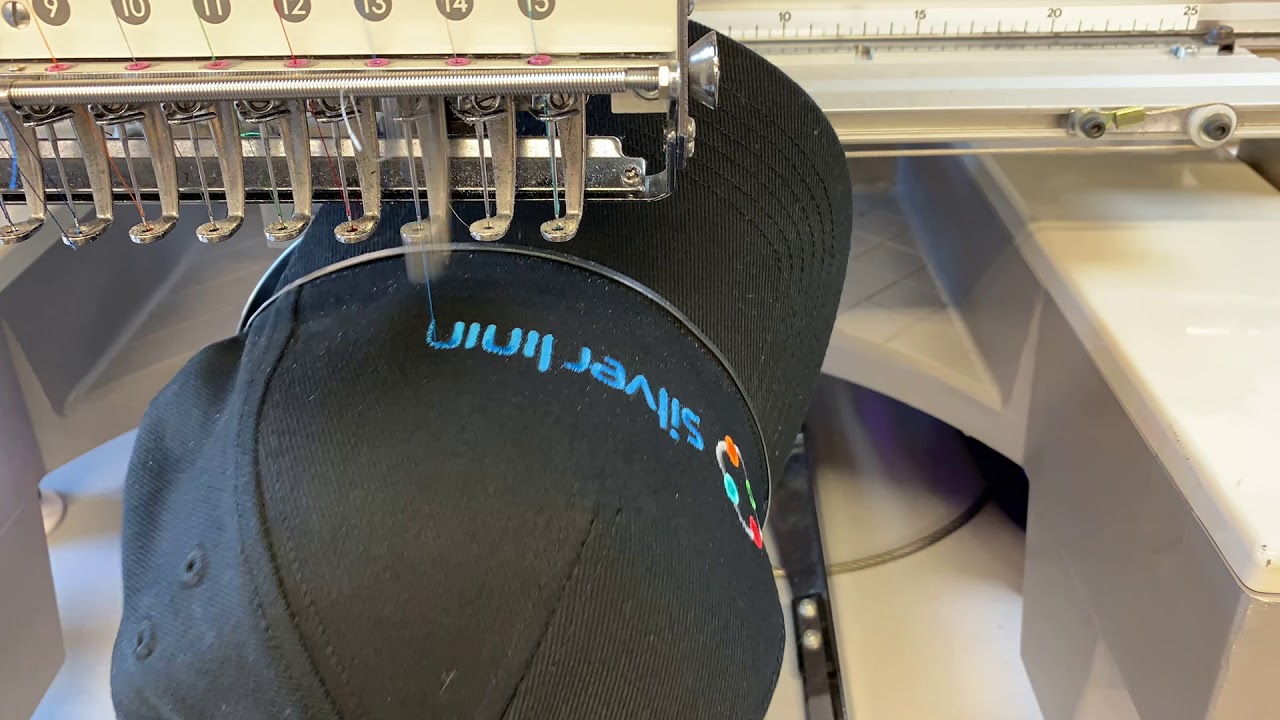 Cap Embroidery at The Thread Studio UK - YouTube