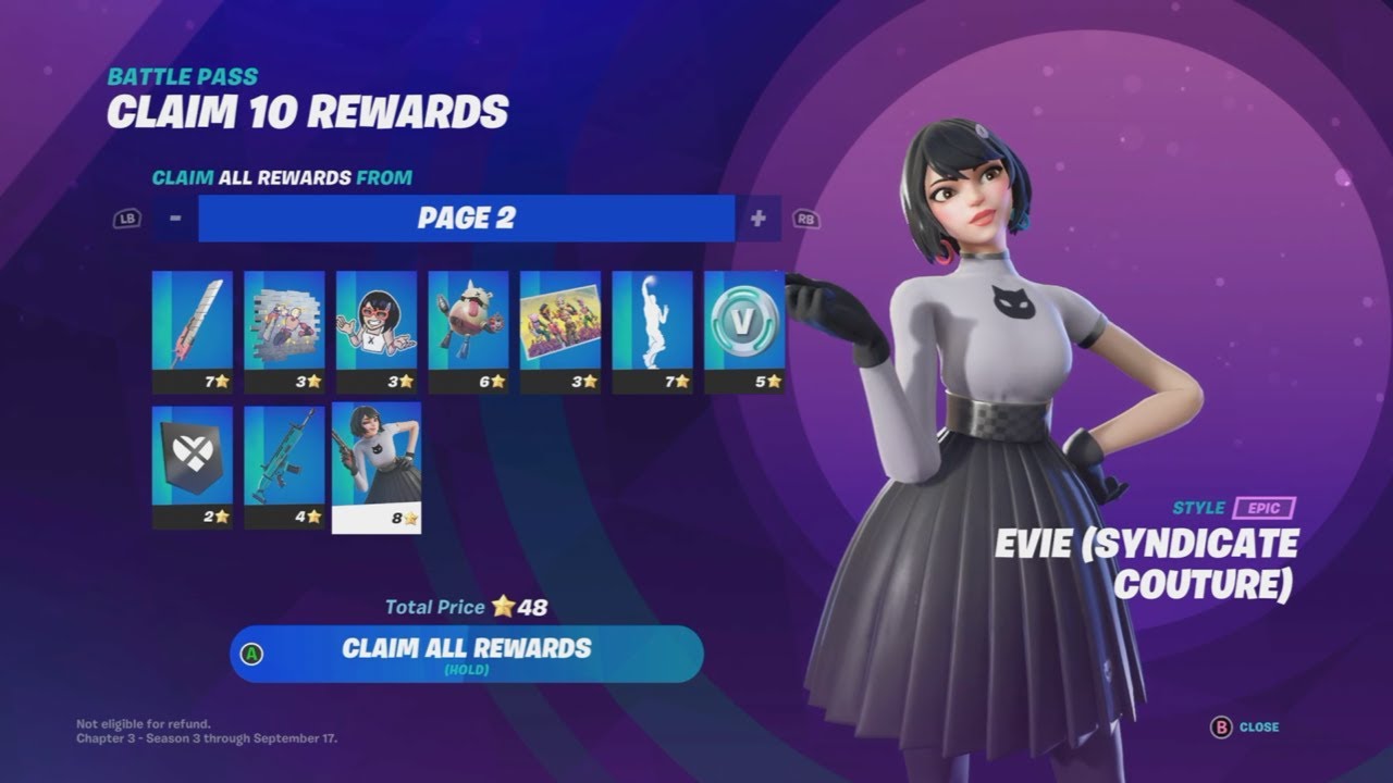 How to Unlock Evie (Syndicate Couture) in Fortnite | Battle Pass ...