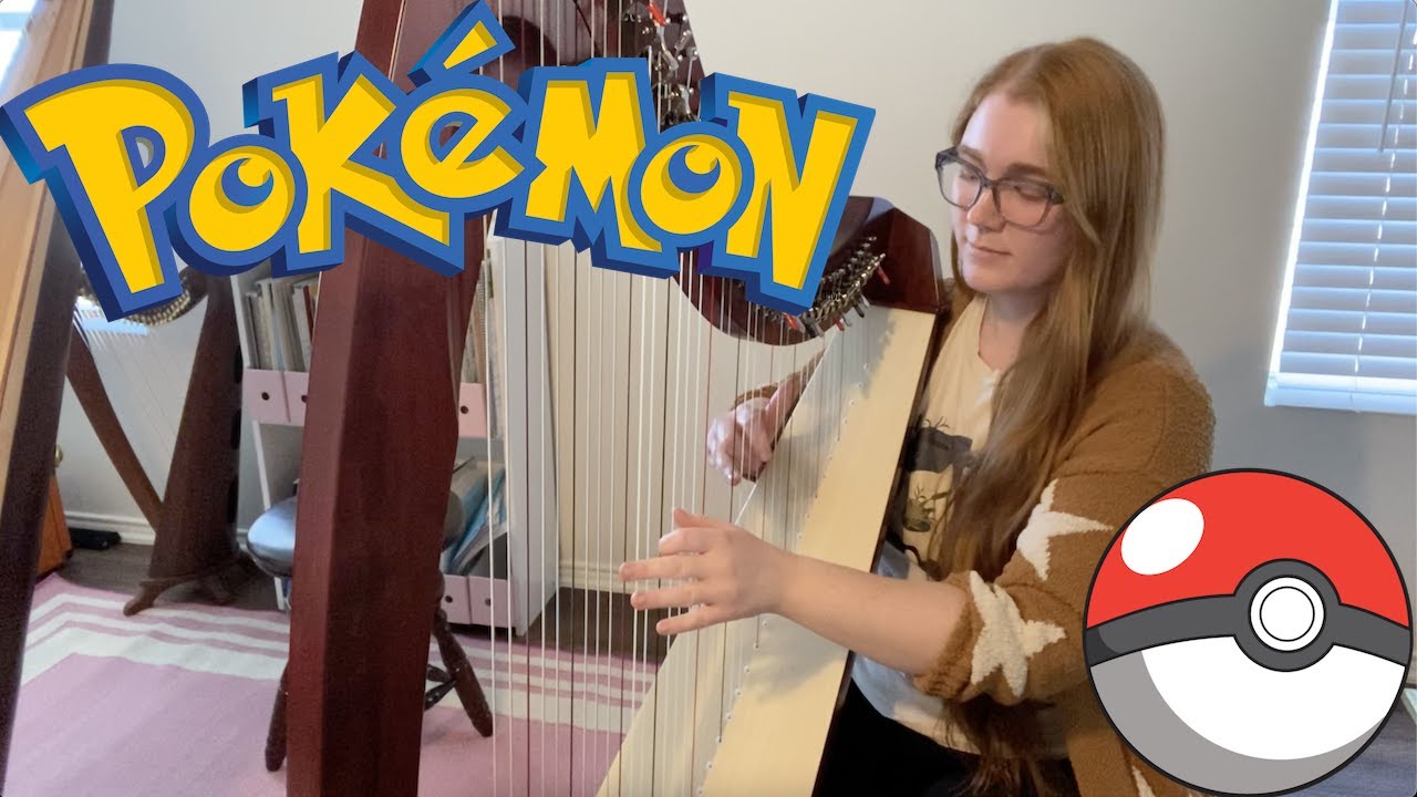 Pokémon Center Theme - Harp Cover (Sheet Music Available!) - YouTube