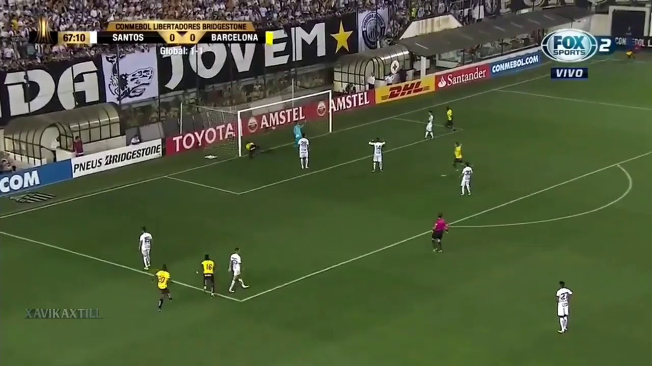 Barcelona Sc vs Santos, libertadores 2017 (Audio Emocionante) - YouTube