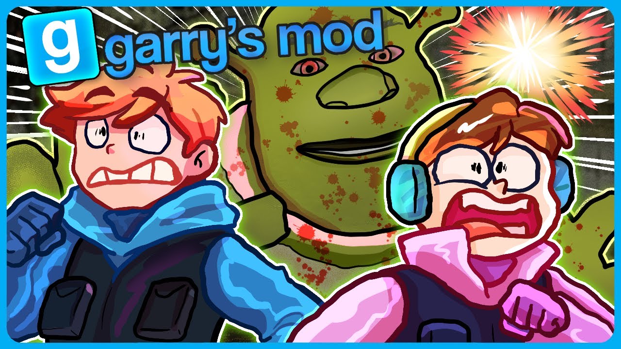 Gmod Nextbots - Running From Shrek! - YouTube