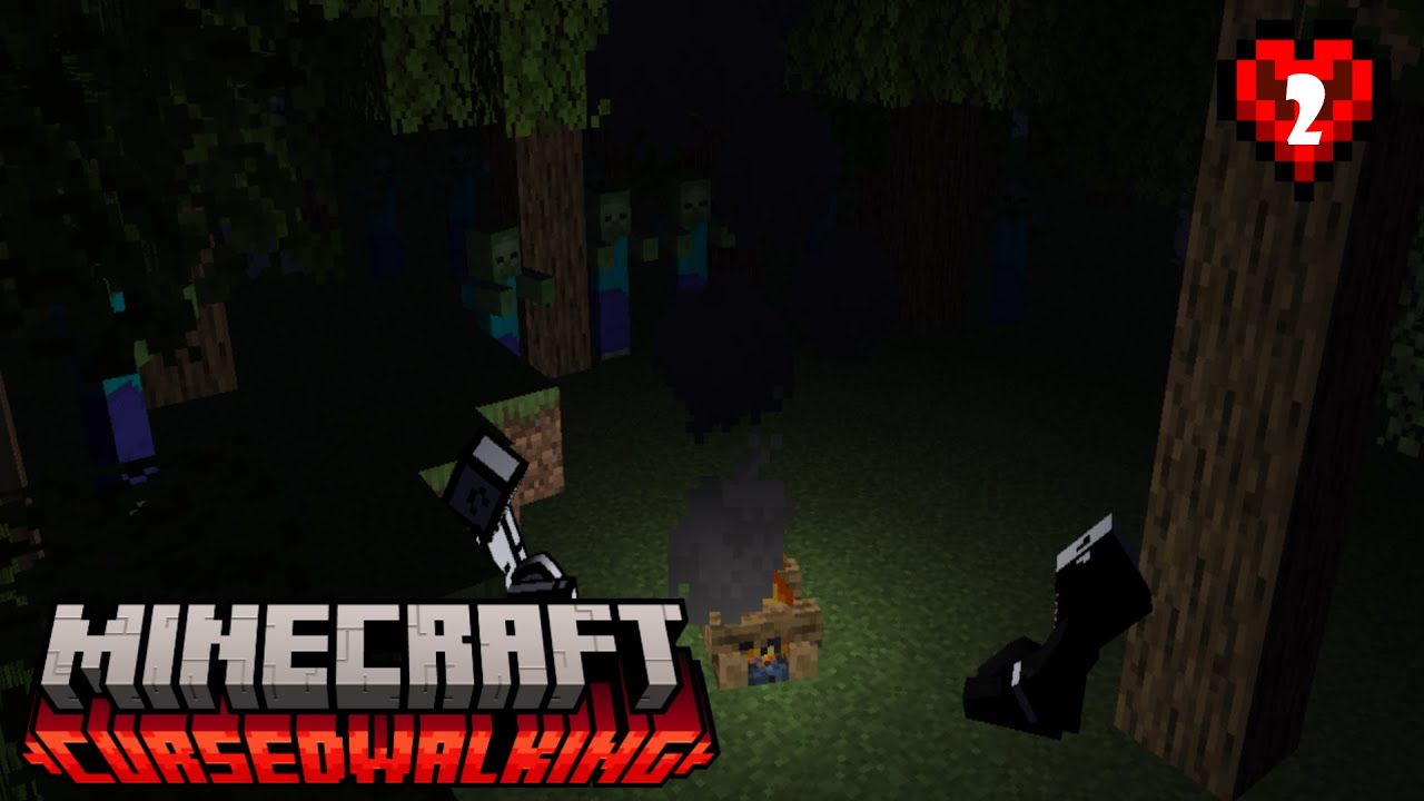 Je frôle la mort en combattant des zombies (Cursed walking) ep2 - YouTube