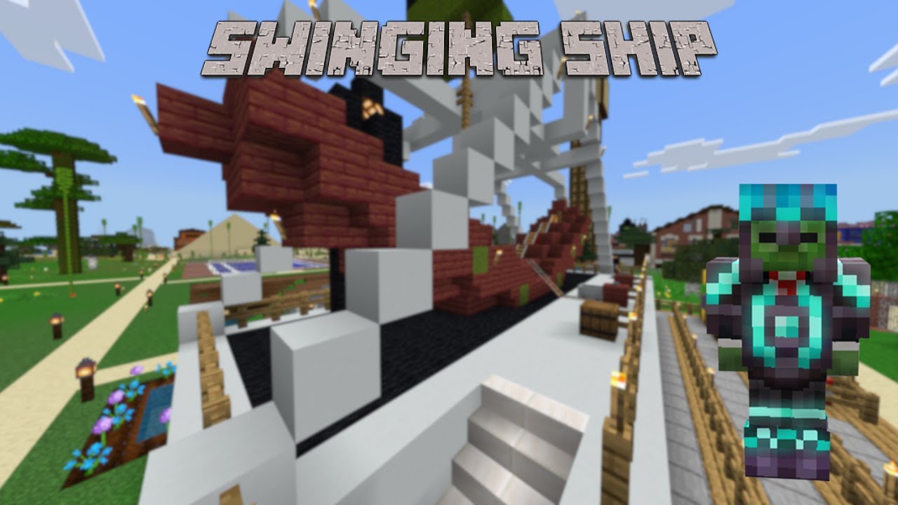 Minecraft Bedrock - Swinging Ship (340) - YouTube