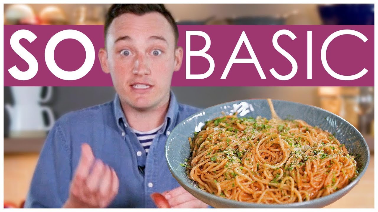 Easy 10-Minute Alfredo Pasta With Rosé Wine | #SoBasic - YouTube