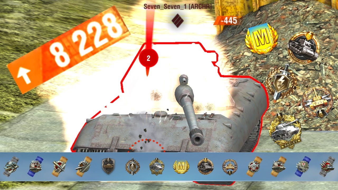 IS-7 8.2K DAMAGE !!! ACE TANKER + TOP GUN + HIGH CALIBER - YouTube