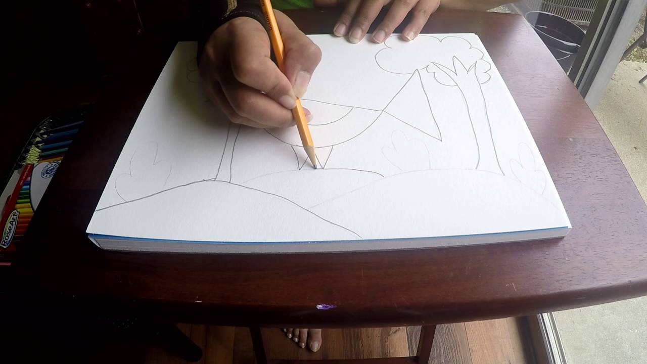 How to Color with Colored Pencils - New Technique - Kids Project - Step ...