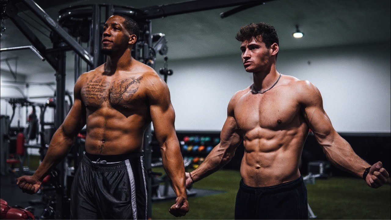 TOP 1% OF GENETICS!! | SHOULDER & ARM WORKOUT ft. JON SUTHERLIN - YouTube