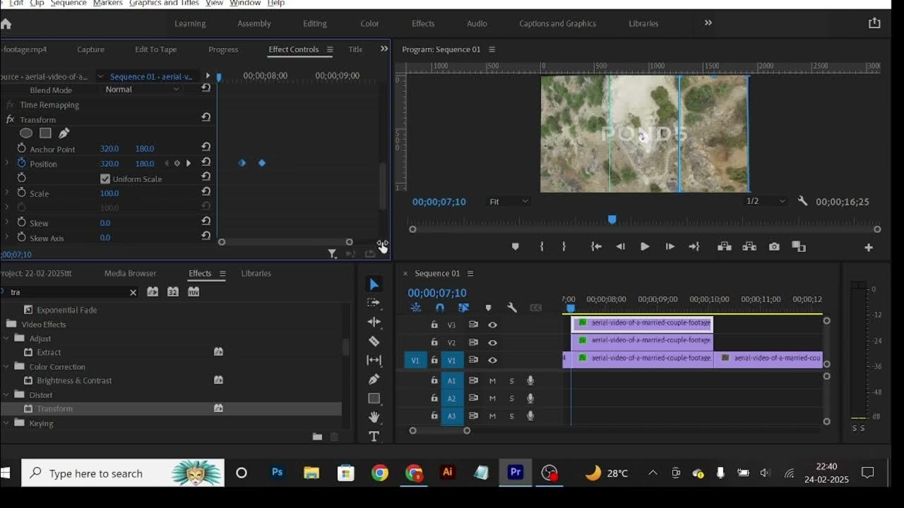 Create Slice Transitions in Premiere Pro | Tutorial - YouTube