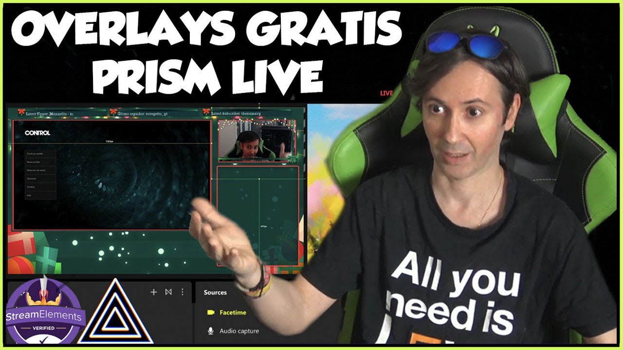 CÓMO AGREGAR OVERLAYS GRATIS EN PRISM LIVE STUDIO CON ALERTAS, CHAT Y ...