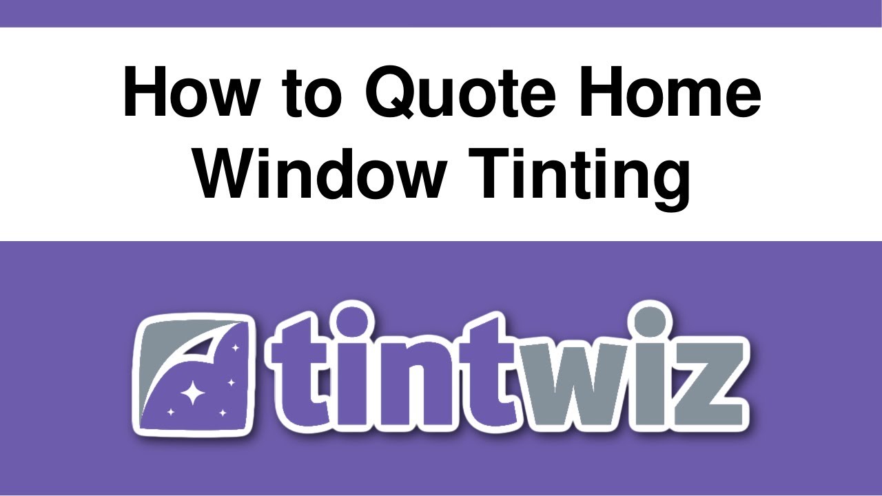 How to Quote Home Window Tinting - YouTube