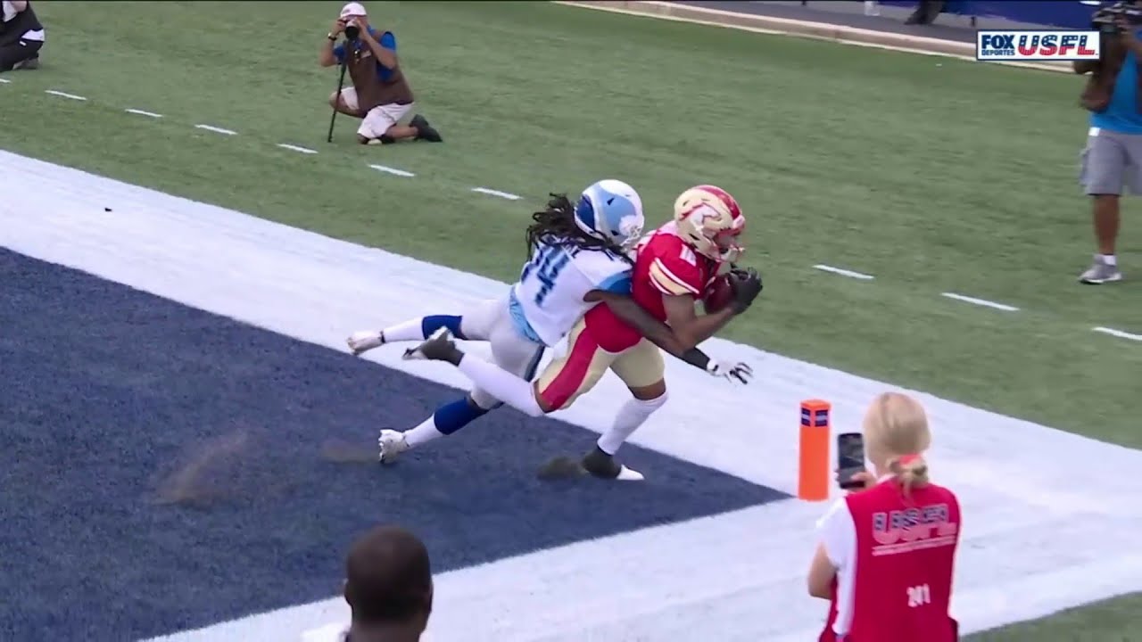 Touchdown Adrian Hardy, Breakers 0-7 Stallions: USFL - YouTube