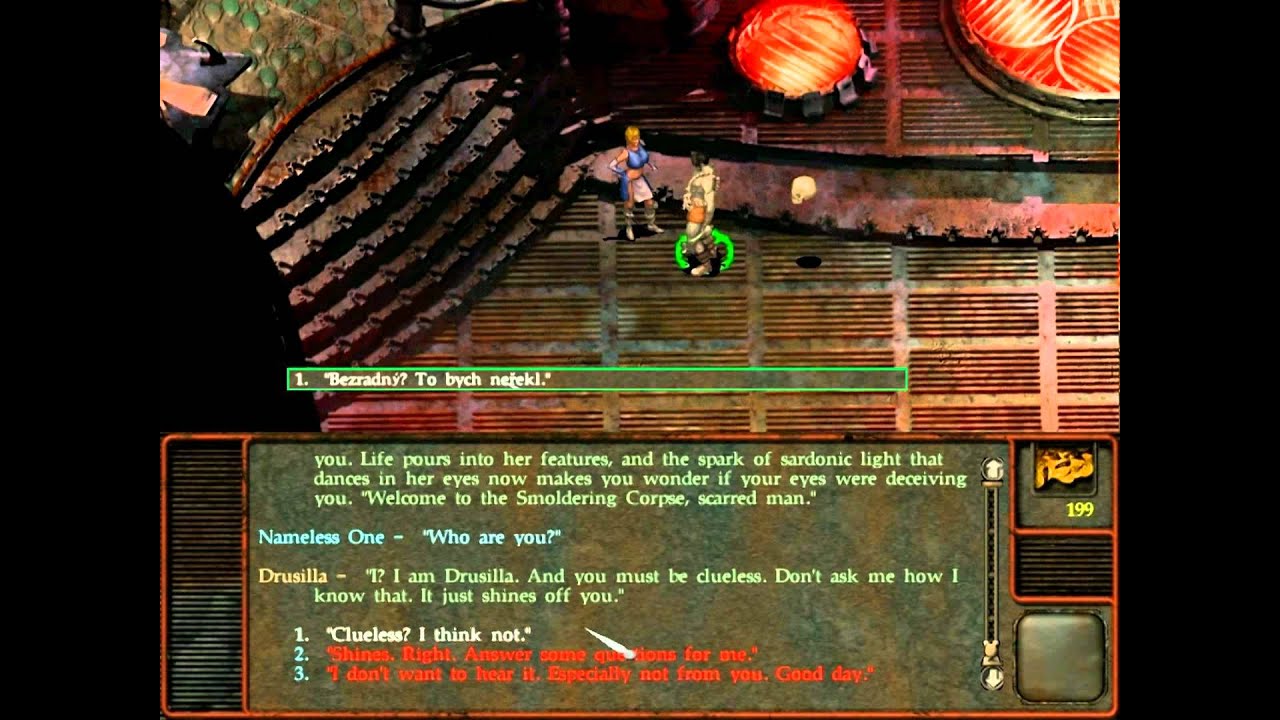 PLANESCAPE TORMENT - Drusilla and Ignus - gameplay - part 23 - EN / CZ ...