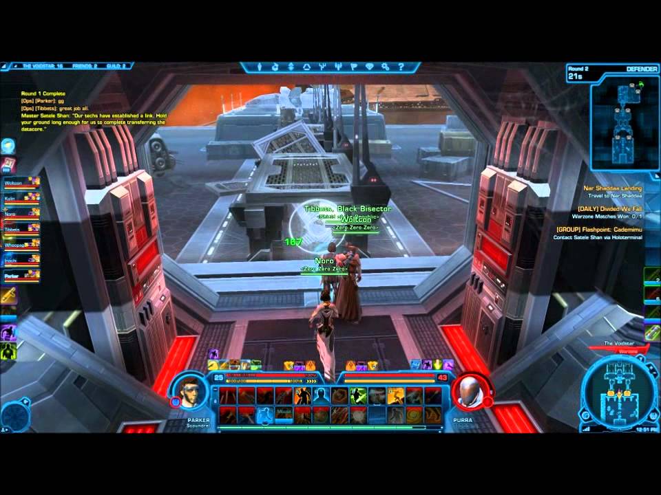 SWTOR Scoundrel PvP Gameplay (Level 25) - YouTube