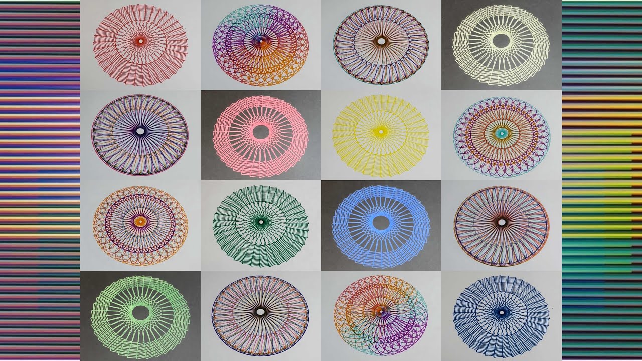 The Ultimate Spirograph Compilation: 16 Stunning Designs in One Epic ...