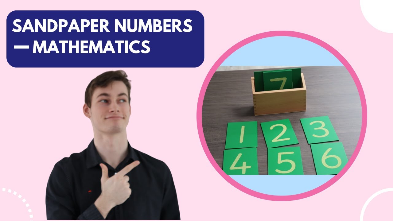Montessori - Mathematics - Sandpaper Numbers - YouTube