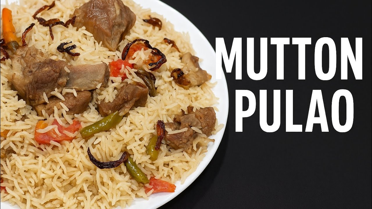 Mutton Yakhni Pulao | BEST Lucknowi White Mutton Pulao Recipe | By ...
