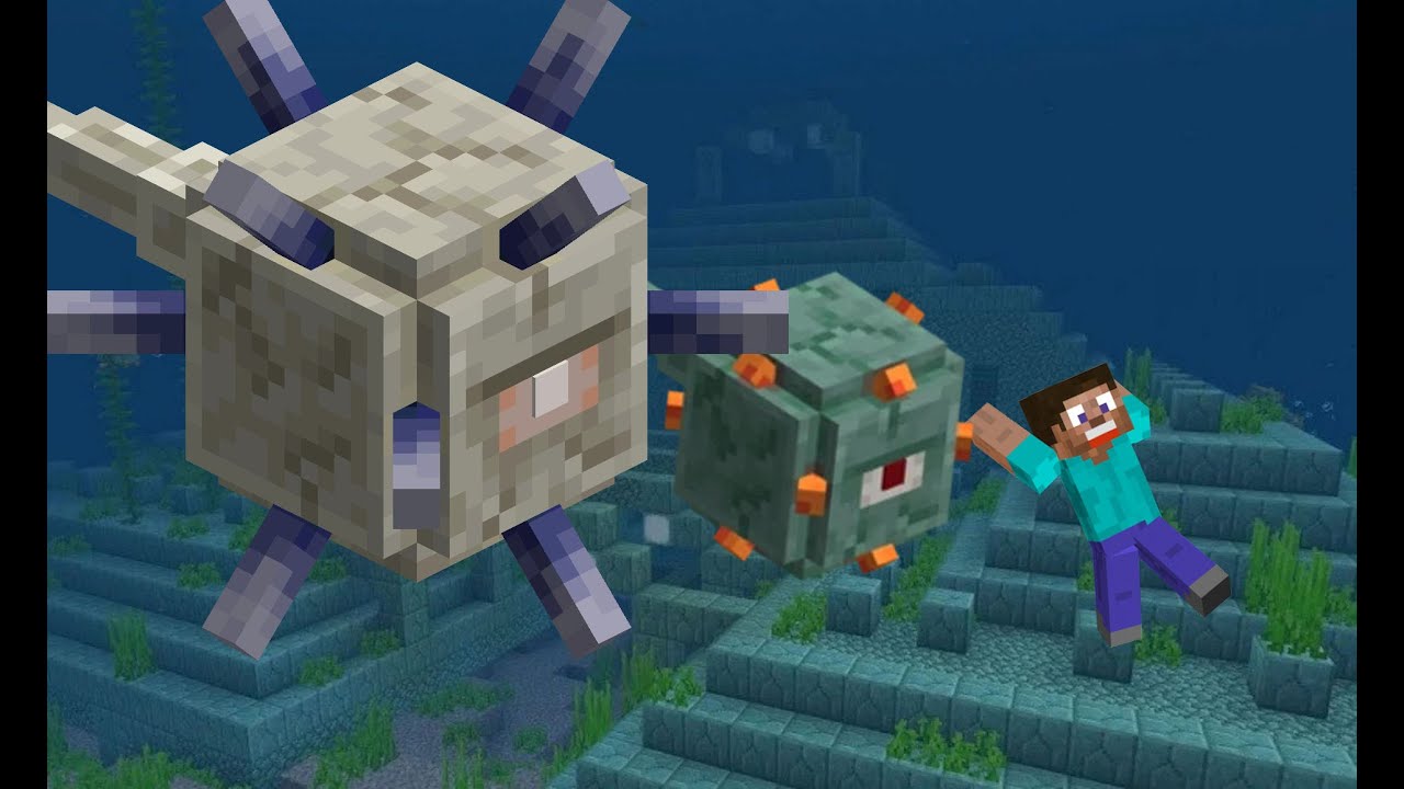 The guardian attack: Lego Minecraft stop Motion - YouTube