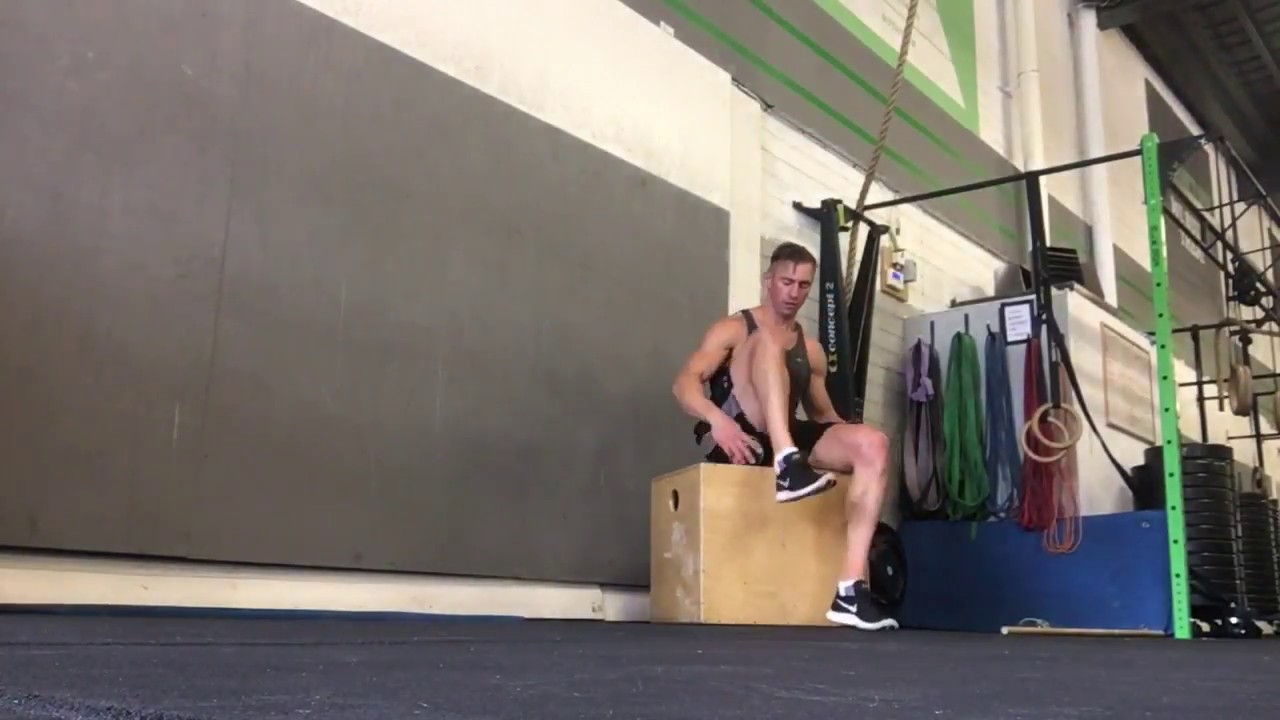Soft tissue work for tight hamstrings - YouTube