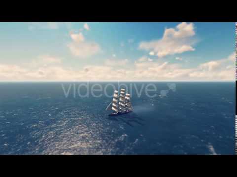 Sailing Modern Galleon | Motion Graphics - YouTube