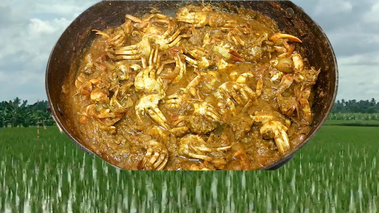 வயல் நண்டு குழம்பு- Vayal Nandu Kulambu- Country Crab Cooking- nandu ...