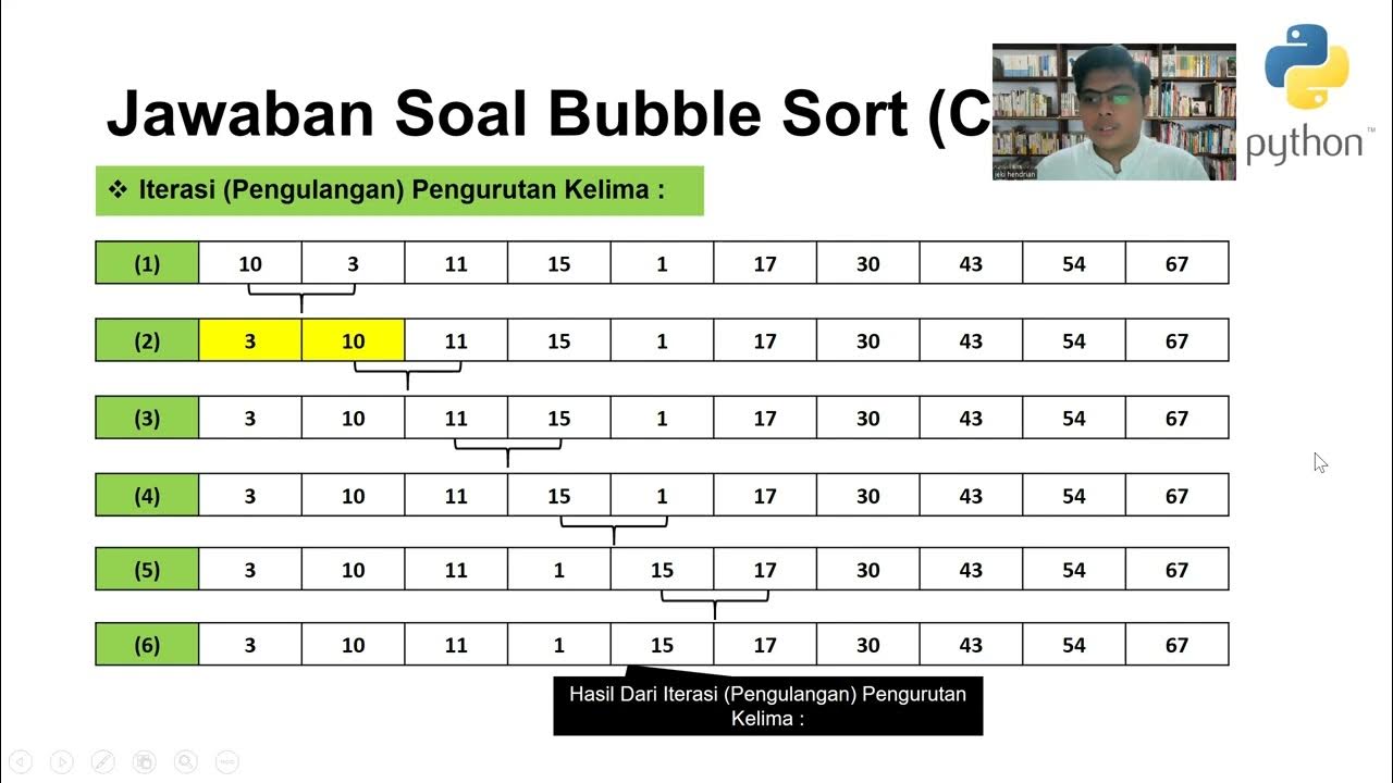 Struktur Data & Algoritma | Bubble Sort dan Shell Sort | Universitas Siber Asia - YouTube