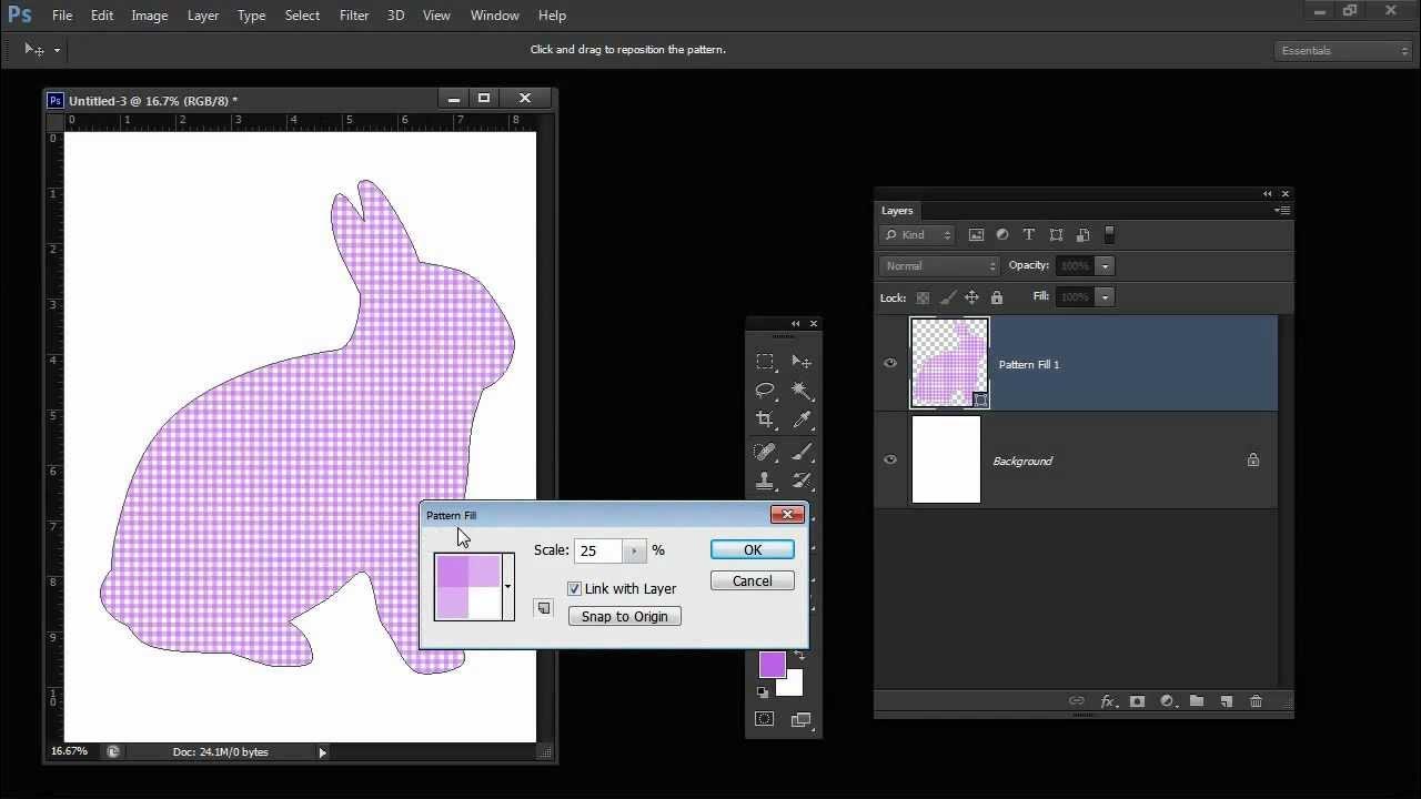Create Plaid and Checkered Patterns in Adobe Photoshop - YouTube