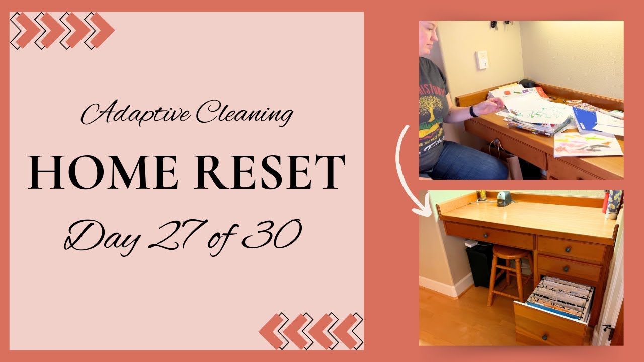 Paper Organization- Day 27 of the Home Reset - YouTube