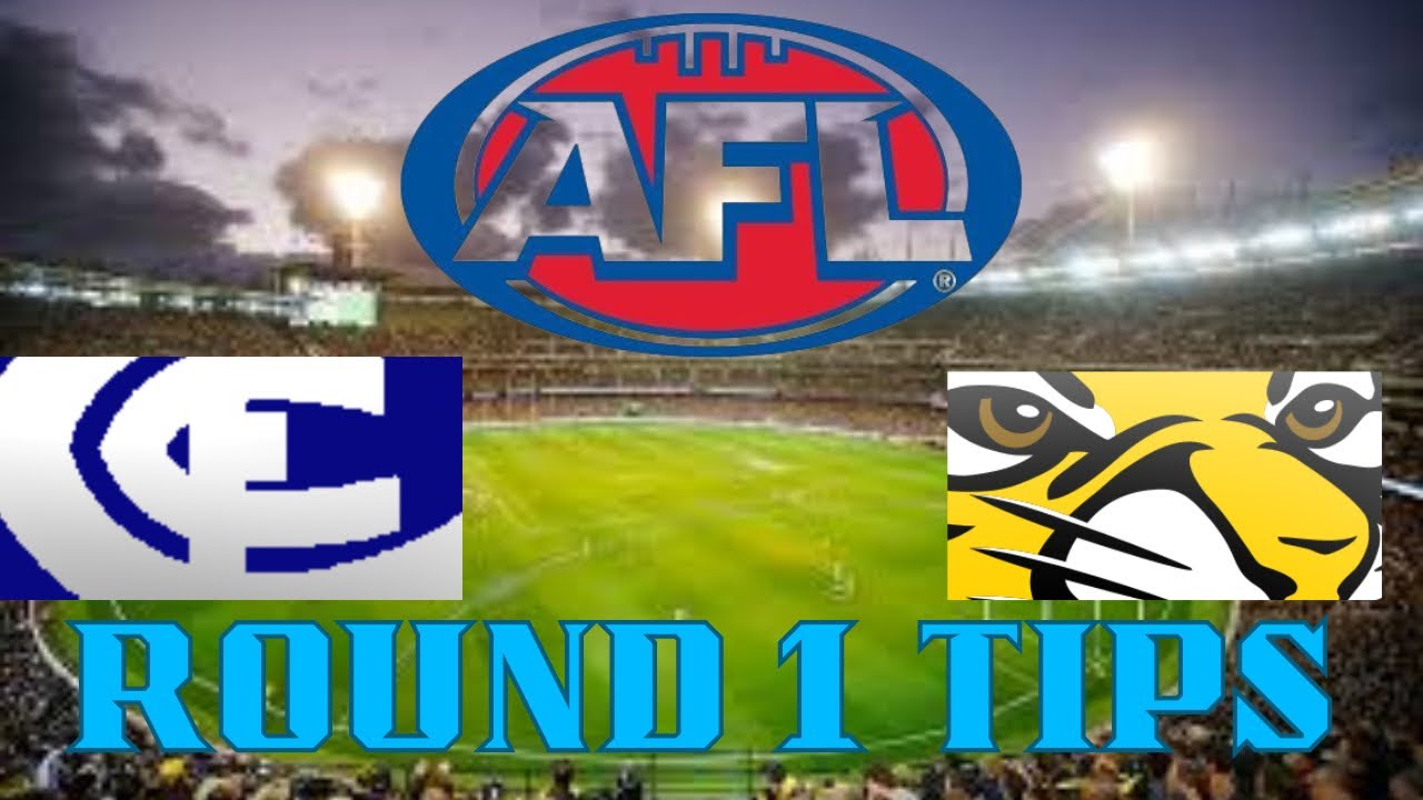 AFL Round 1 tips(2024 AFL season) - YouTube