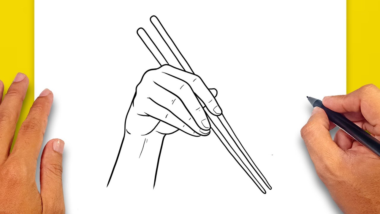 How to draw Chopsticks - YouTube