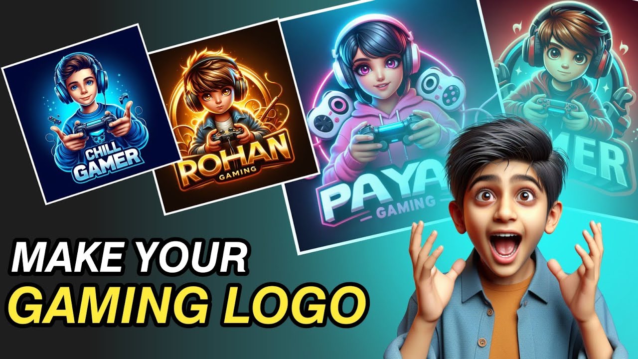 How To Make Gaming Ai Logos 😱| Make Logo For Gaming YouTube Channel ...
