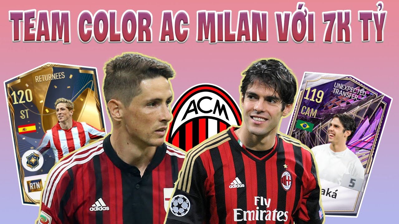TRẢI NGHIỆM ĐỘI HÌNH TRONG FC ONLINE #13 | TEAM COLOR AC MILAN VỚI 7K TỶ | MOST PII - YouTube
