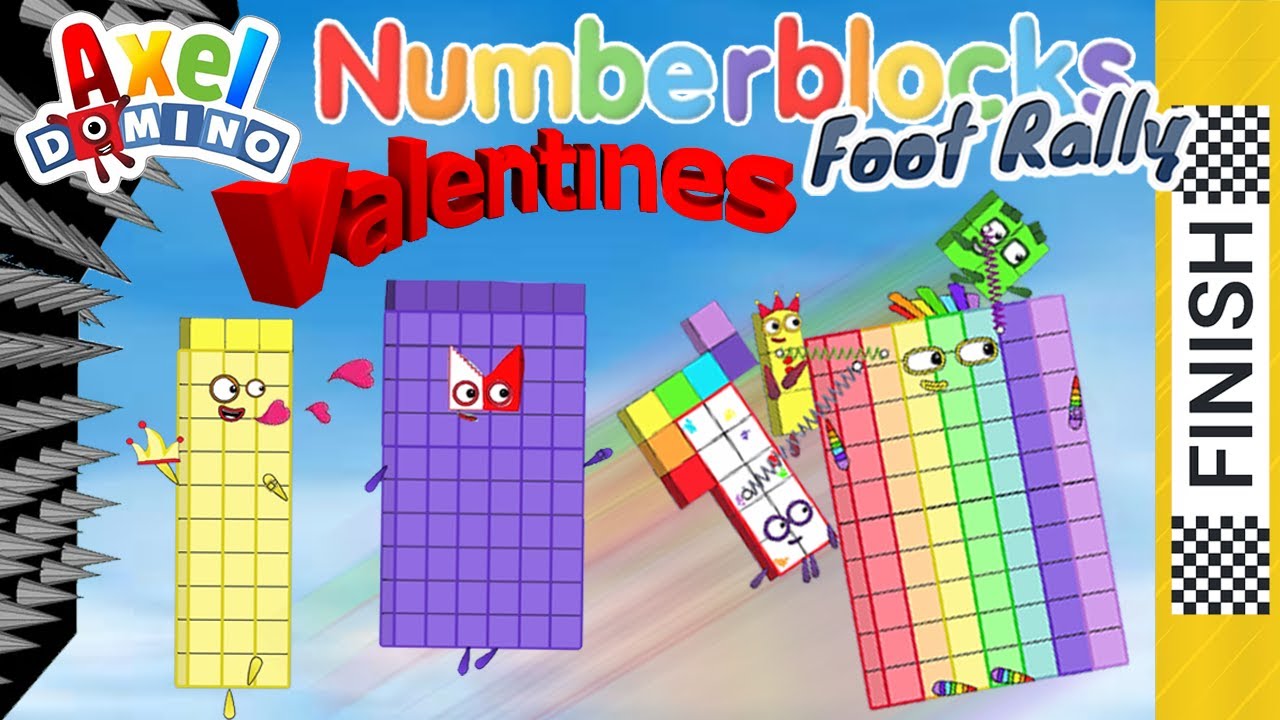 Numberblocks Foot Rally Movie - YouTube