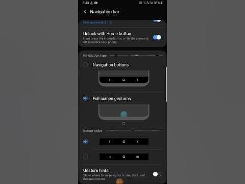 How to add/remove navigation bar on your Samsung galaxy phones - YouTube