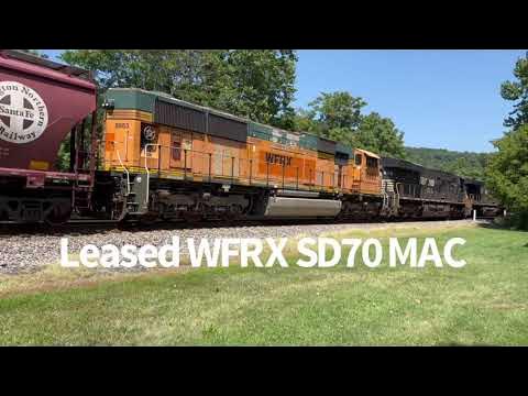 New NS Defect Detector and WFRX SD70MAC Highlight Video - YouTube