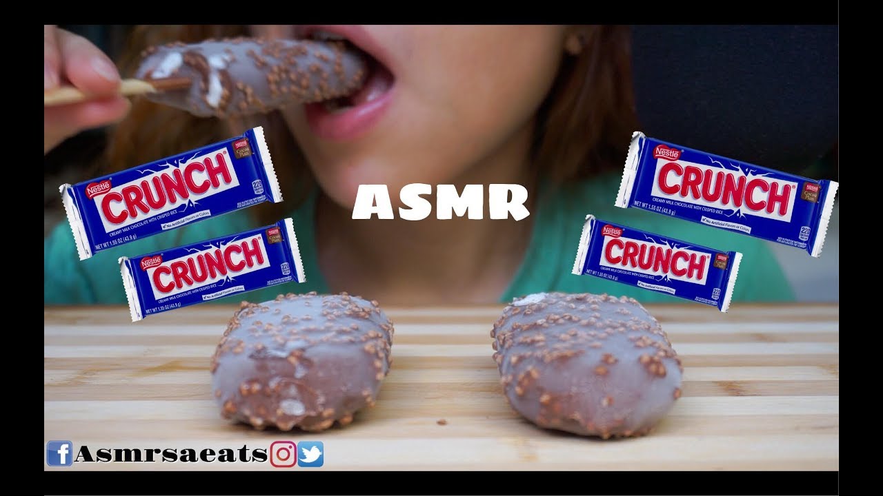 Asmr Crunch Ice cream bars (Extreme Crunch) No talking | Asmr SA Eats ...