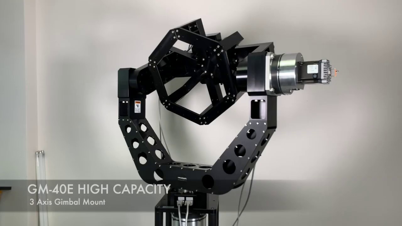 GM-40E High Capacity 3 Axis Harmonic Drive Gimbal Mount - Newmark ...