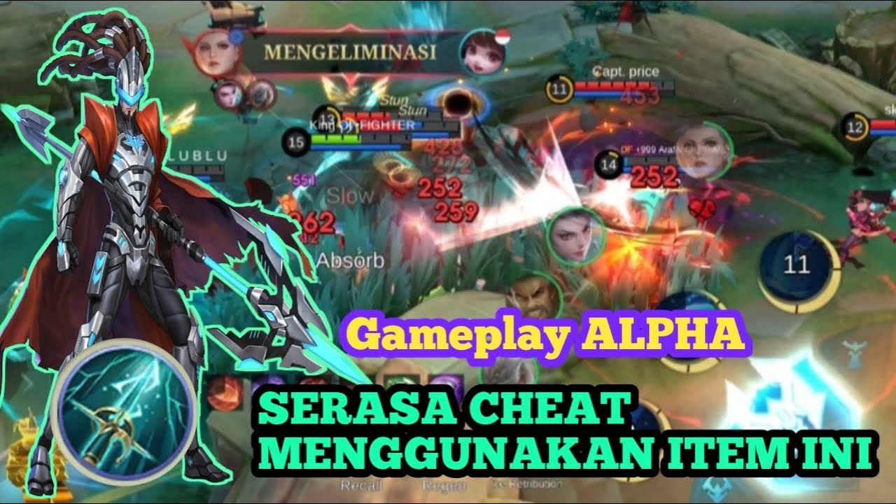 ALPHA JUNGLER || BER DAMAGE MERAH 999 || Mobile Legends - YouTube