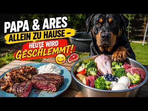 Papa & Ares allein zu Hause – wir gönnen uns heute ALLES! 😂🔥