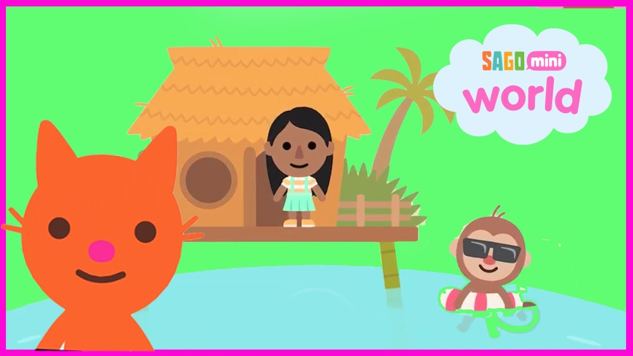 Sago Mini World: Kids Games - New Game : Vacation ! Tropical adventure ...