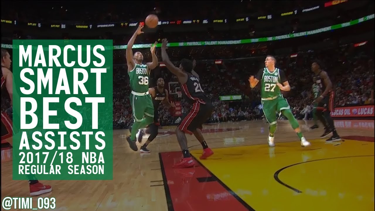Marcus Smart Best Assists 2017/18 NBA Regular Season - YouTube