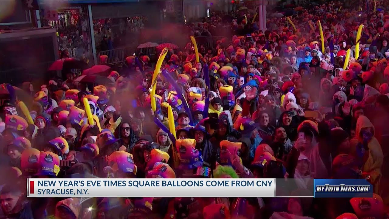 New Year's Eve Times Square Balloons come from Upstate New York - YouTube