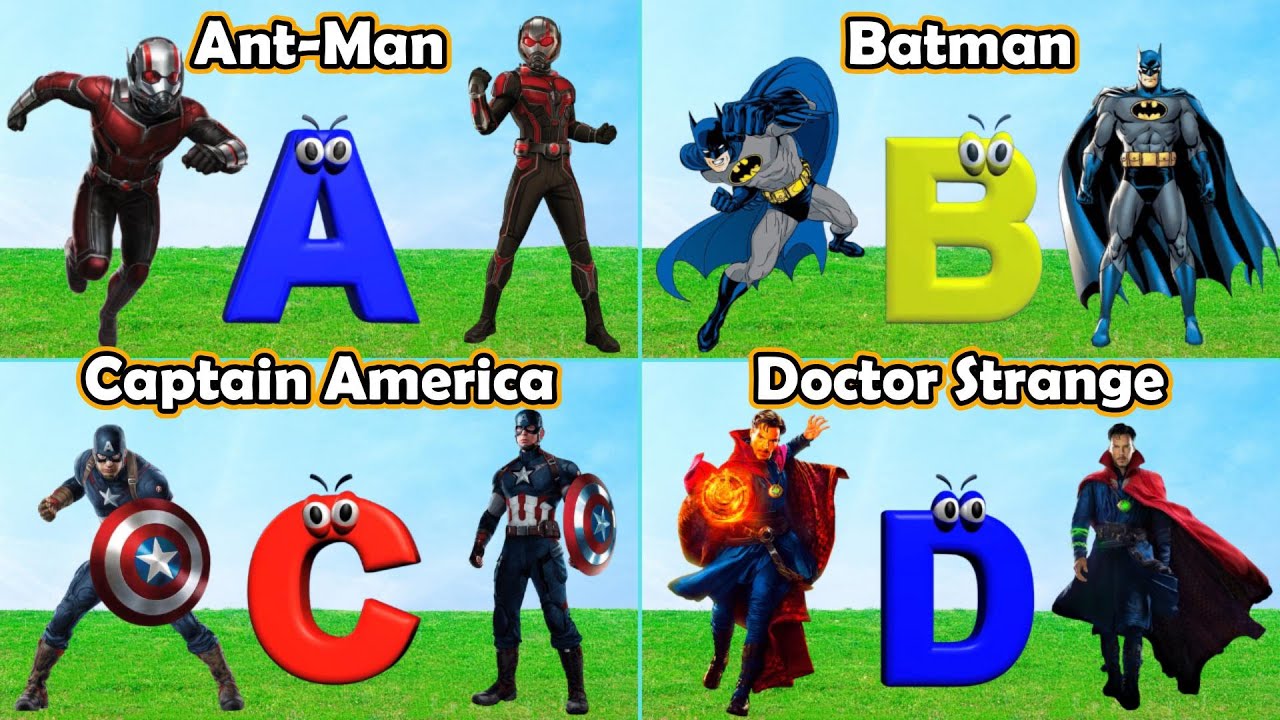 ABC Superheroes Song | Phonics for Kids | Alphabet Letters | ABC Song ...