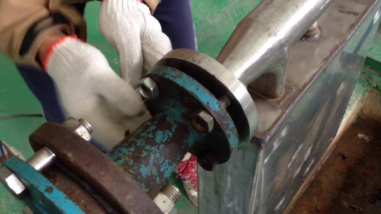 installation of coriolis mass flow meter - YouTube