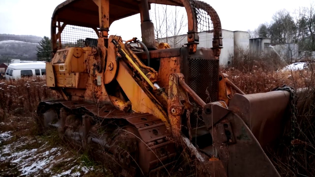 Old CAT 977K track loader - YouTube